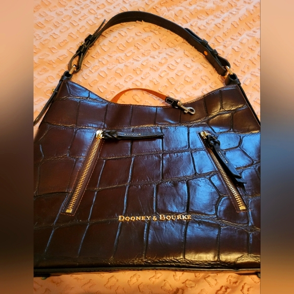 Dooney & Bourke | Bags | Dooney Bourke Tortoiseshell Leather Satchel ...